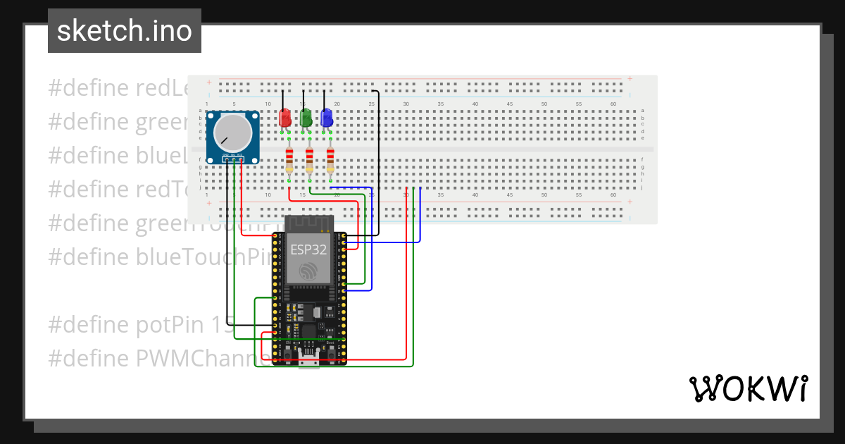 Lab 3 Arduino - Wokwi ESP32, STM32, Arduino Simulator