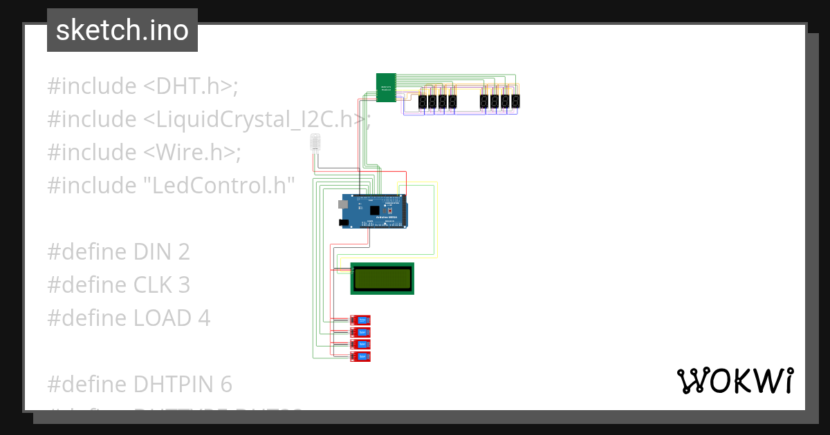 Dhel22 Copy Max7219 595 Wokwi Esp32 Stm32 Arduino Simulator 8477