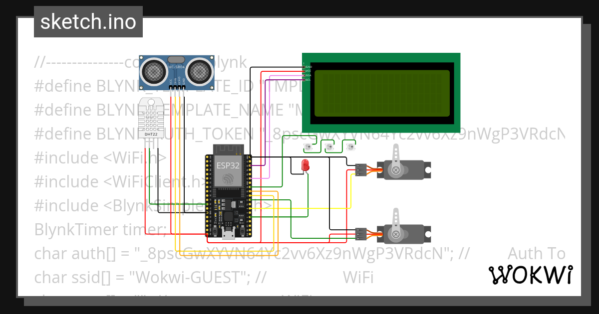 Miniproject - Wokwi ESP32, STM32, Arduino Simulator
