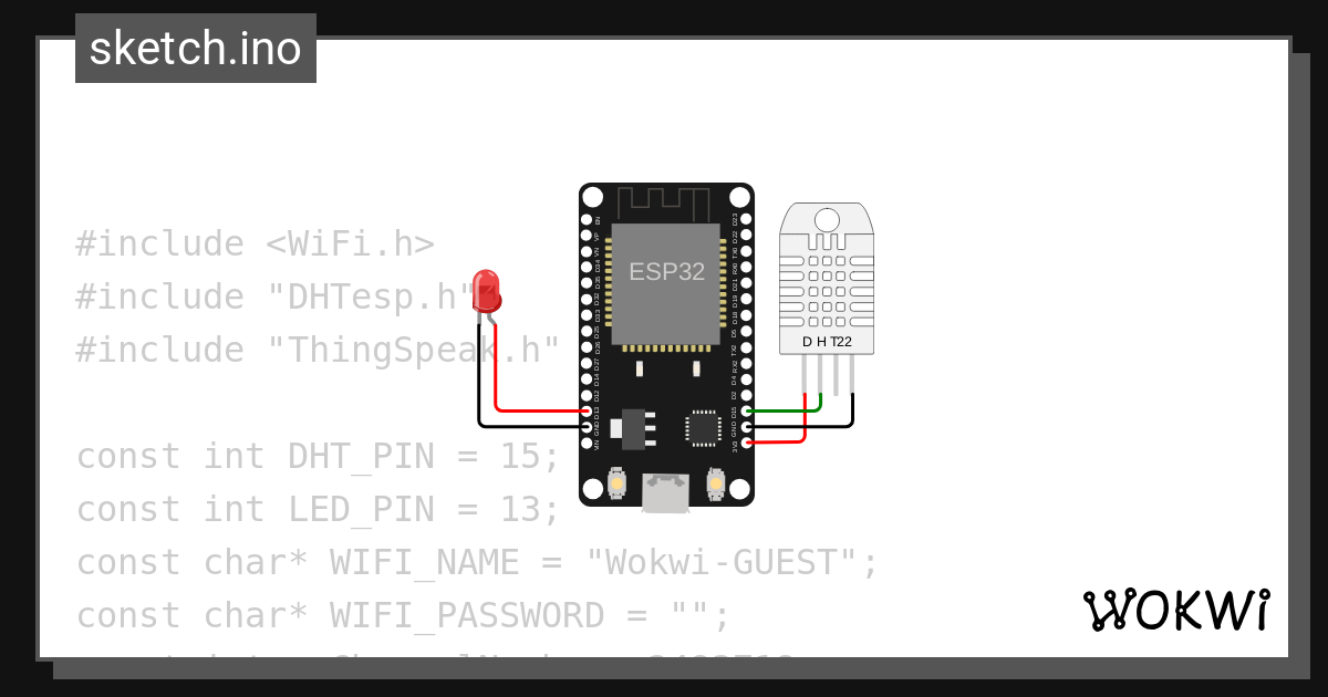 Esp32 Dht22 Thingspeak Copy Wokwi Esp32 Stm32 Arduino Simulator 5325