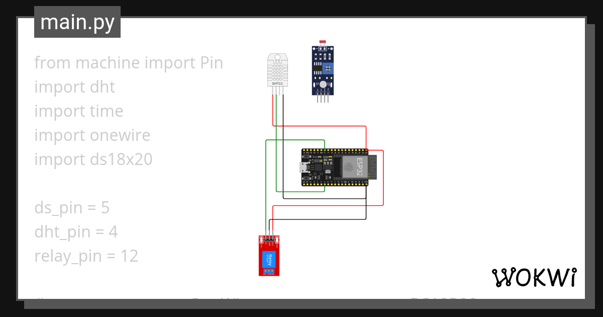 โปรเจคกลุ่ม3 Wokwi Esp32 Stm32 Arduino Simulator 5178