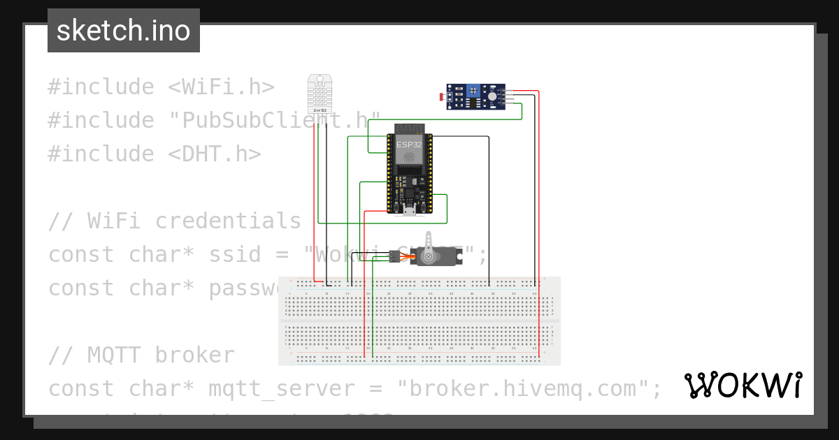 Projet 1 Wokwi Esp32 Stm32 Arduino Simulator