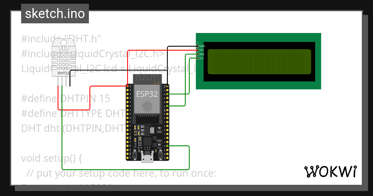 Dht Temperature Wokwi Esp32 Stm32 Arduino Simulator