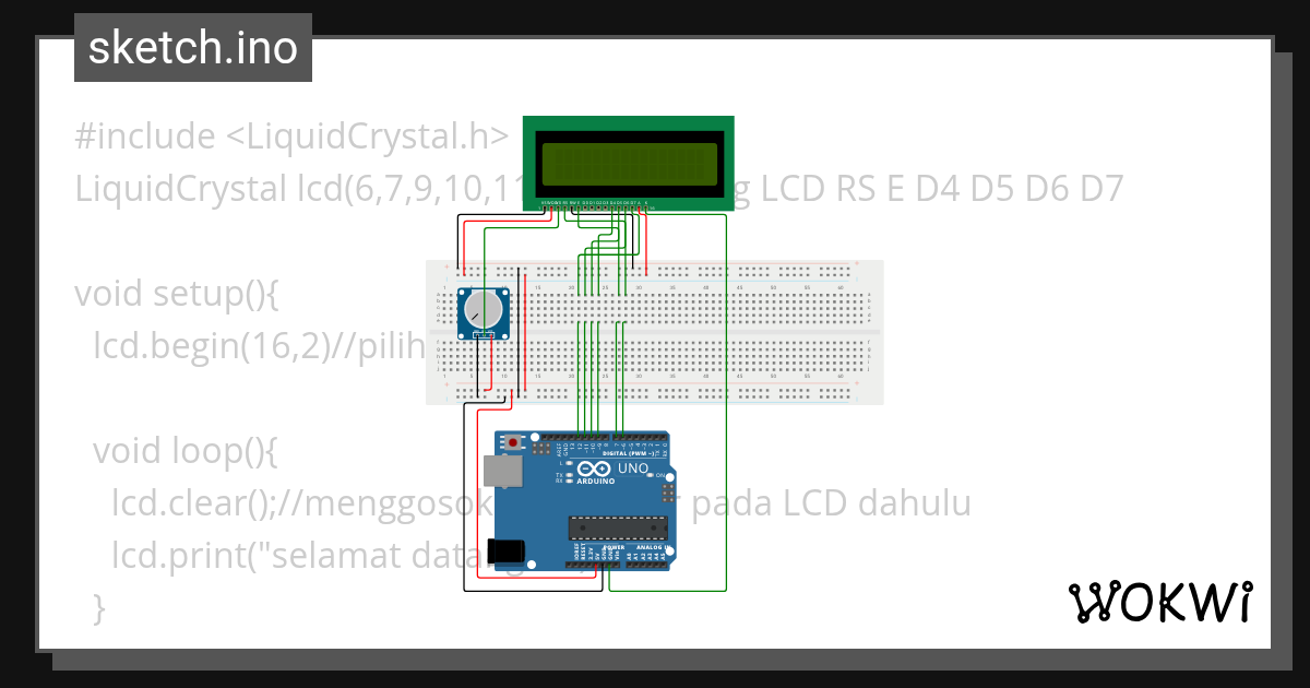 program lcd Copy (7) - Wokwi ESP32, STM32, Arduino Simulator program lcd Copy (7) - Wokwi ESP32, STM32, Arduino Simulator
