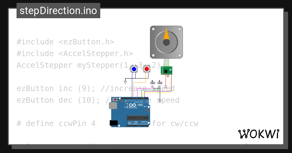 กดปุ่มเพิ่ม ลด สปีด Wokwi Esp32 Stm32 Arduino Simulator