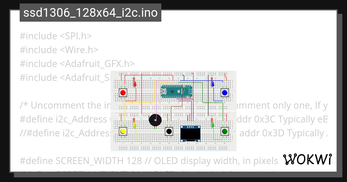 Four Button Buzzer Game No Serial Nano Wokwi Esp32 Stm32 Arduino