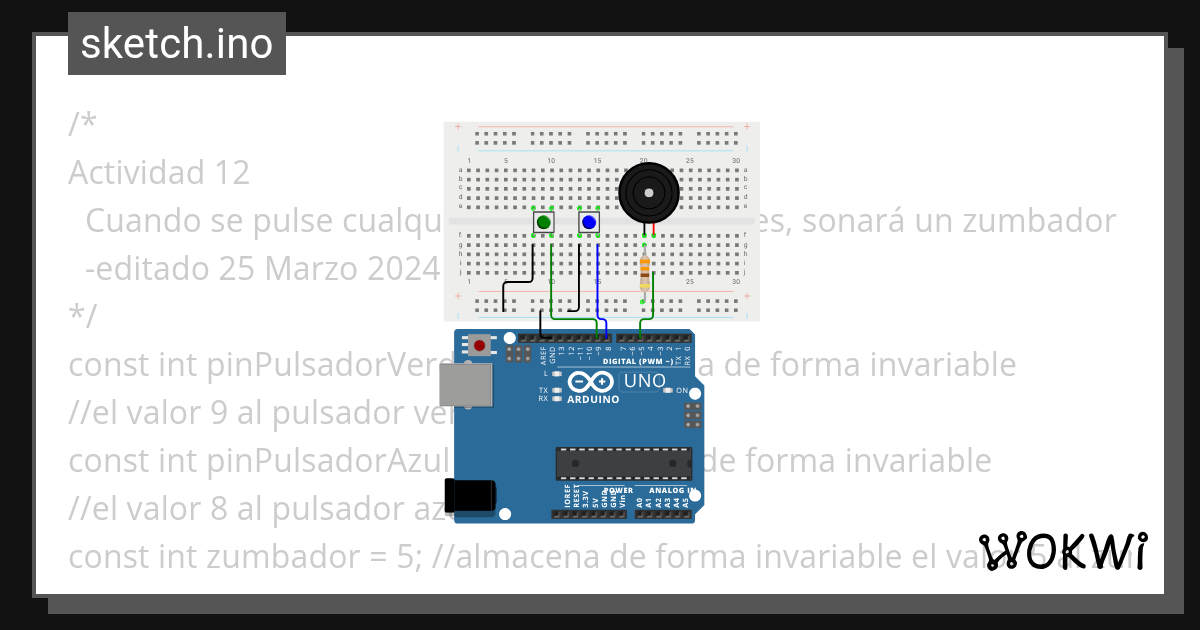 Actividad 12 - Wokwi ESP32, STM32, Arduino Simulator