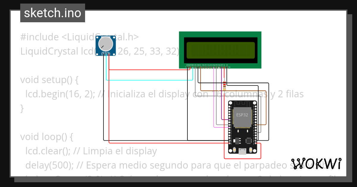 Se repite la palabra 4bitLc - Wokwi ESP32, STM32, Arduino Simulator Se repite la palabra 4bitLc - Wokwi ESP32, STM32, Arduino Simulator