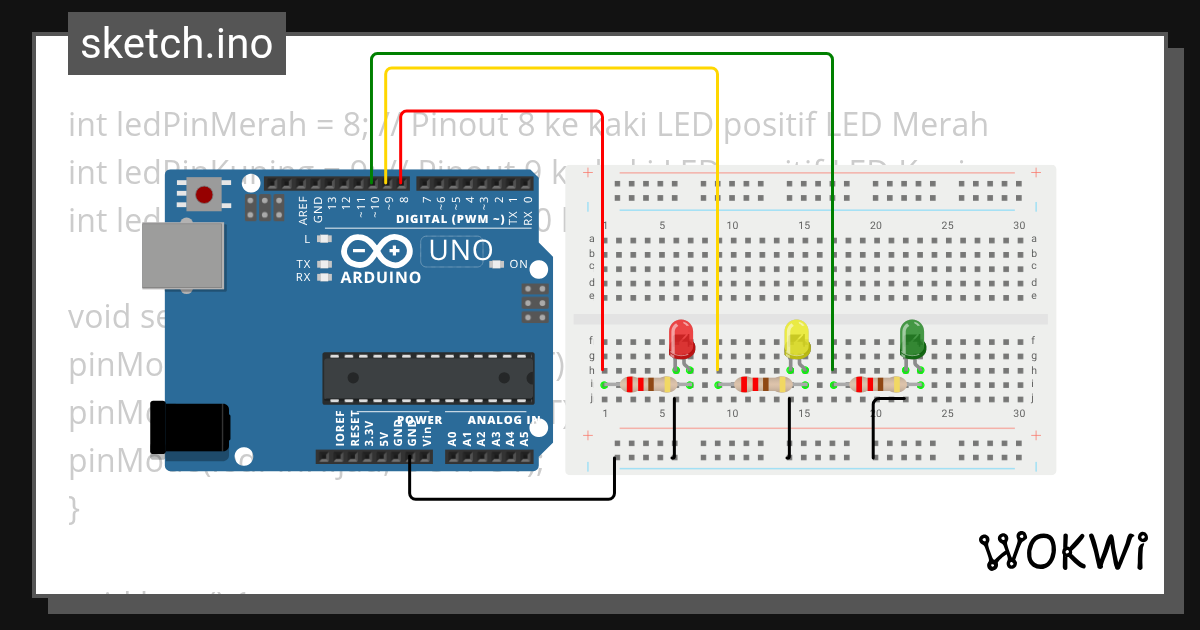 Dani Nurdiana_21552011291_Tugas Proyek LED_3.1 LED Berkedip Bergantian_Genap_2023.ino. - Wokwi ...