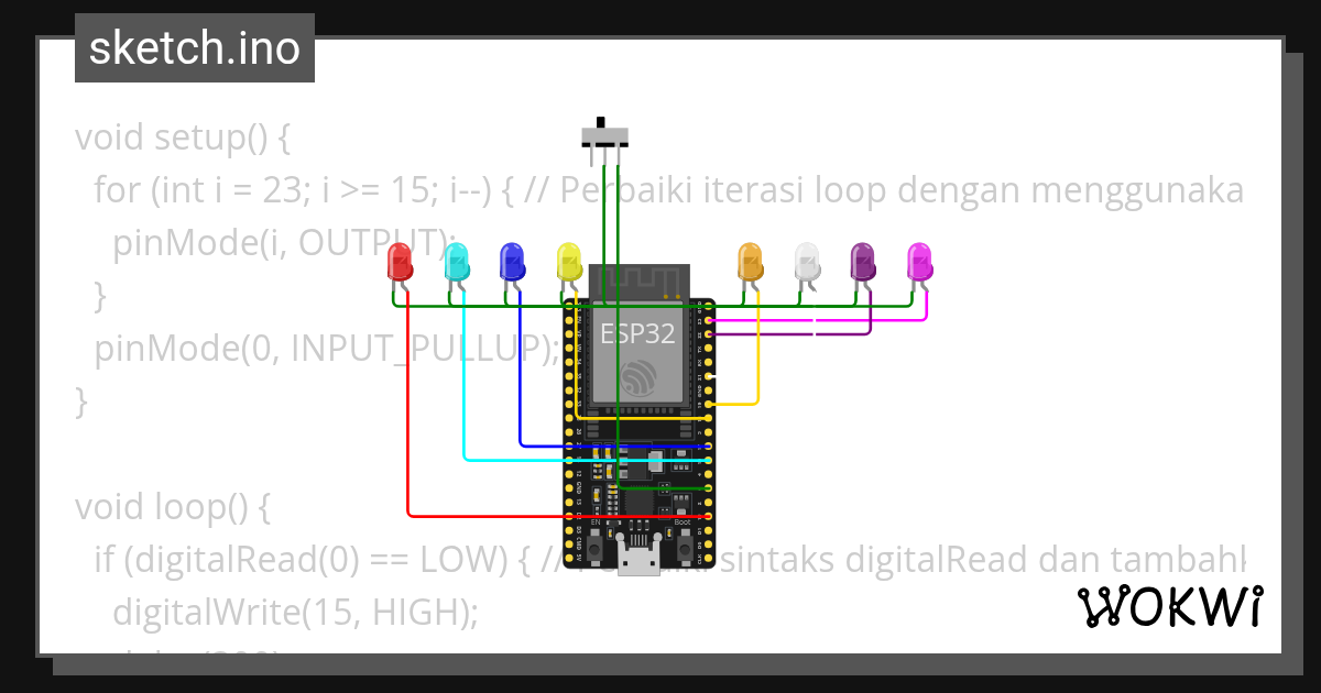 Tugas2percobaan1 Wokwi Esp32 Stm32 Arduino Simulator