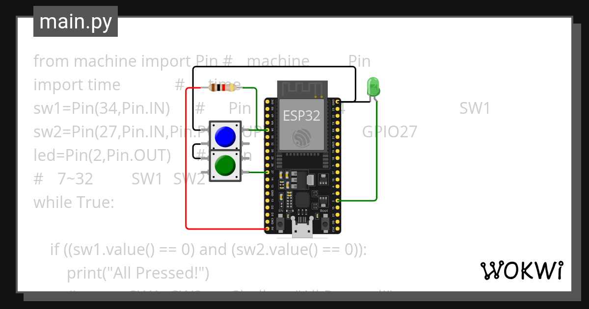 lab1-2 - Wokwi ESP32, STM32, Arduino Simulator