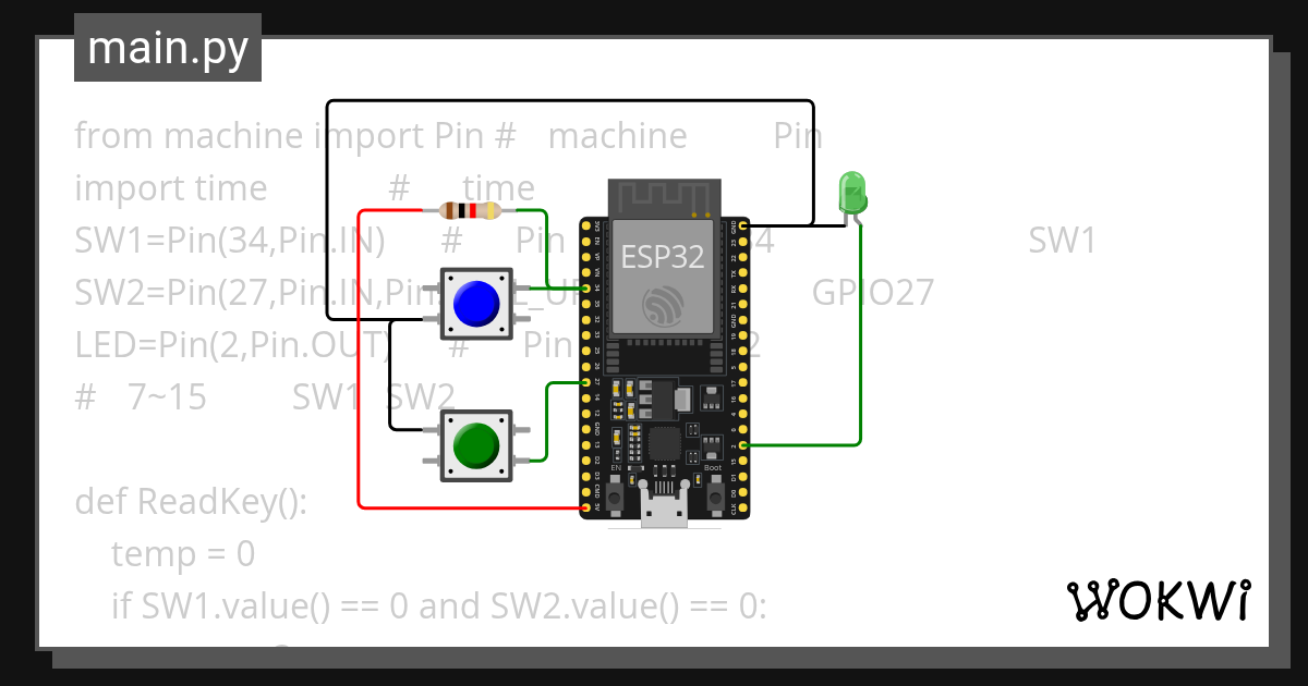lab1-3 - Wokwi ESP32, STM32, Arduino Simulator