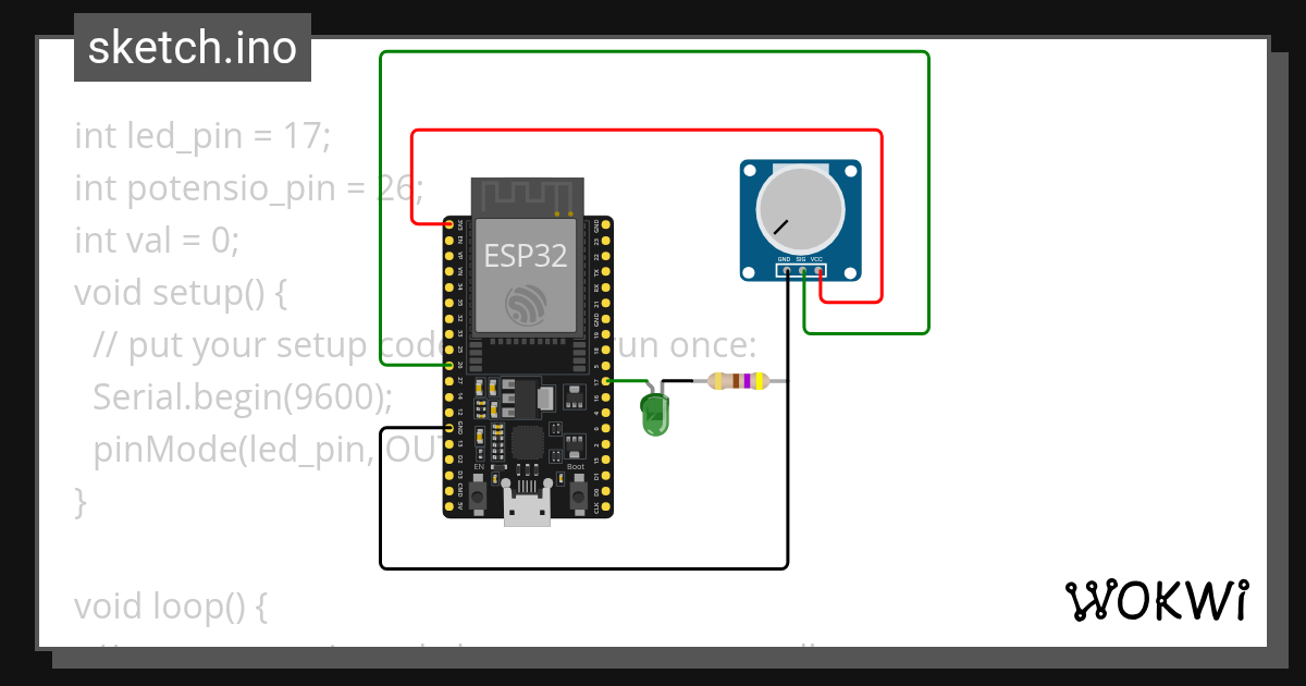 Potensio - Wokwi ESP32, STM32, Arduino Simulator Potensio - Wokwi ESP32, STM32, Arduino Simulator