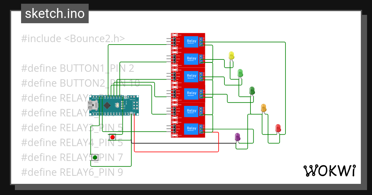 Relay Switch Wokwi Esp32 Stm32 Arduino Simulator 4512