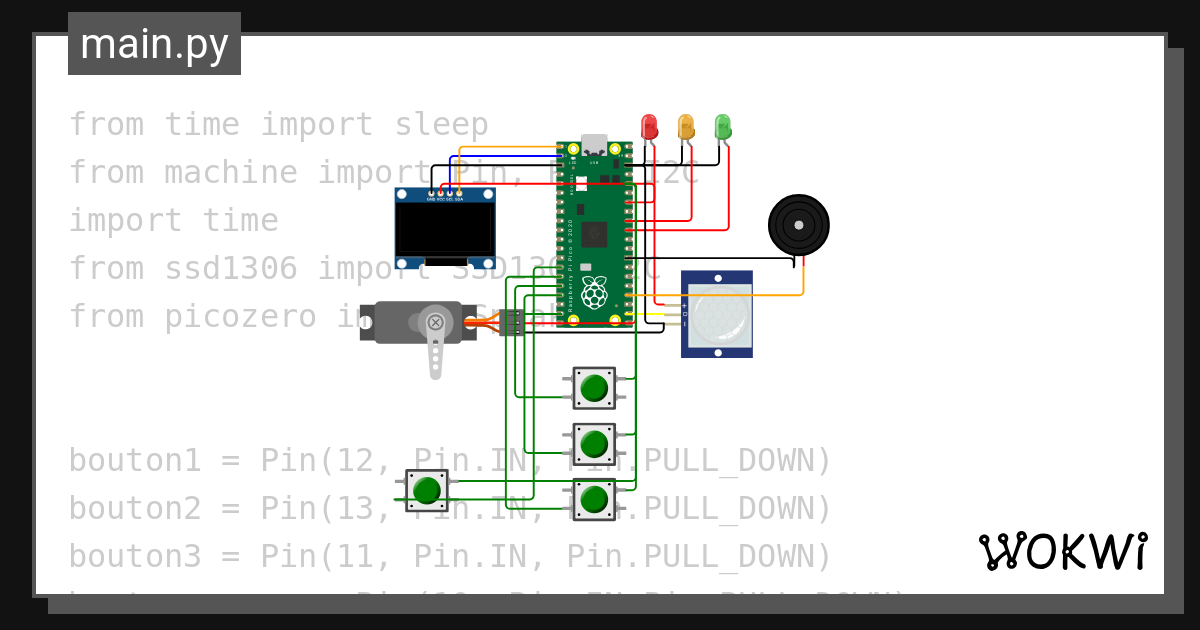 Scénario 2 Wokwi Esp32 Stm32 Arduino Simulator