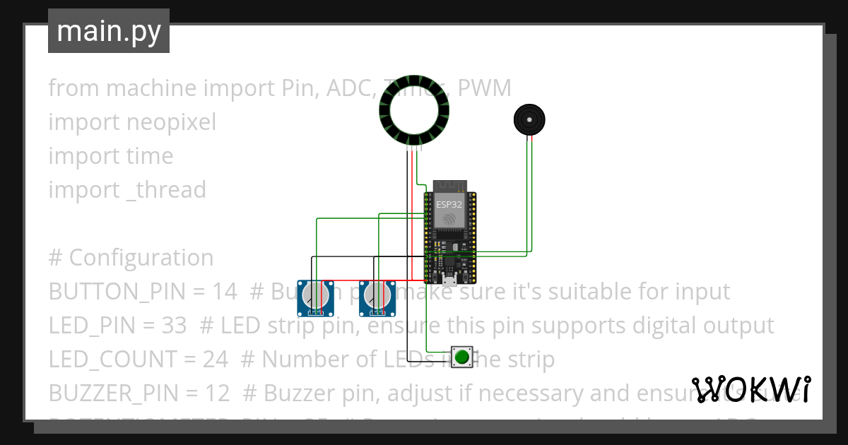 esp32-micropython-ssd1306 led ring uPycraft Copy (16) - Wokwi ESP32, STM32, Arduino Simulator