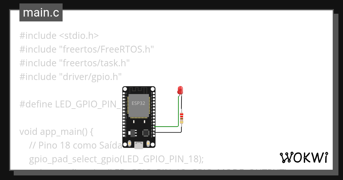 Embarcados Atividade I 1 Wokwi Esp32 Stm32 Arduino Simulator 