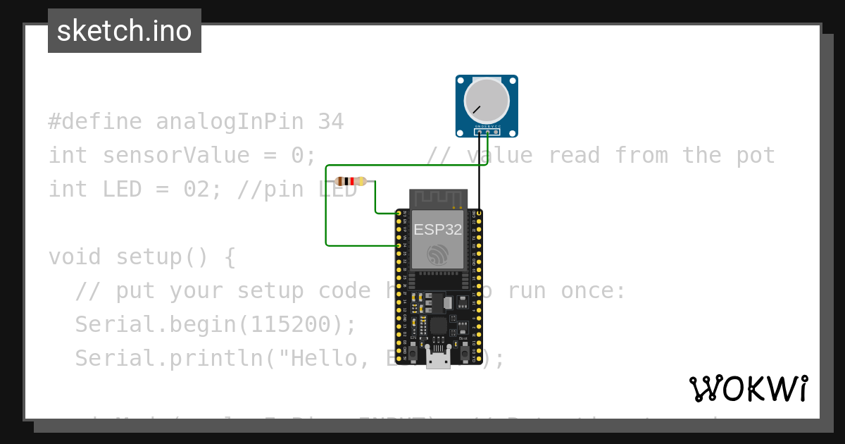 Voltage Divider Ldr Wokwi Esp32 Stm32 Arduino Simulator