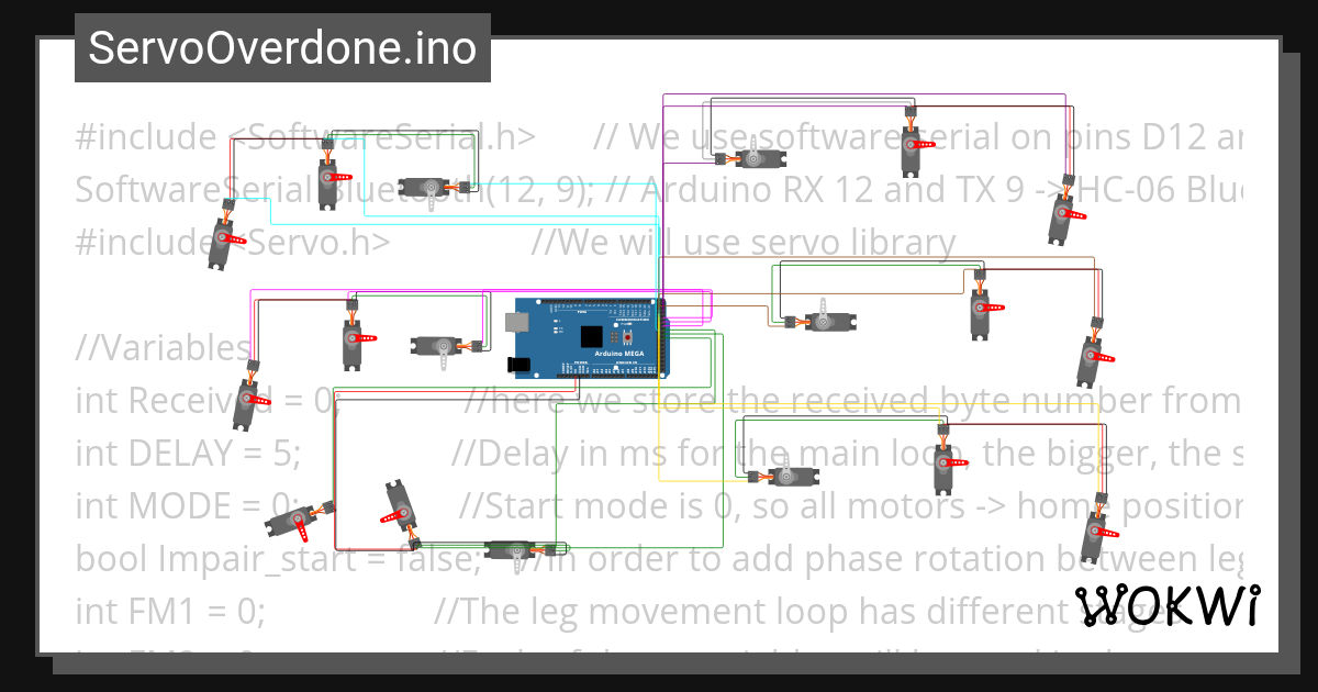 araña Copy - Wokwi ESP32, STM32, Arduino Simulator