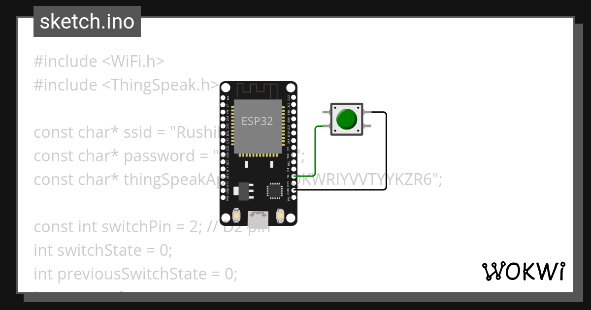 Esp32 Dht22 Thingspeak Copy Wokwi Esp32 Stm32 Arduino Simulator
