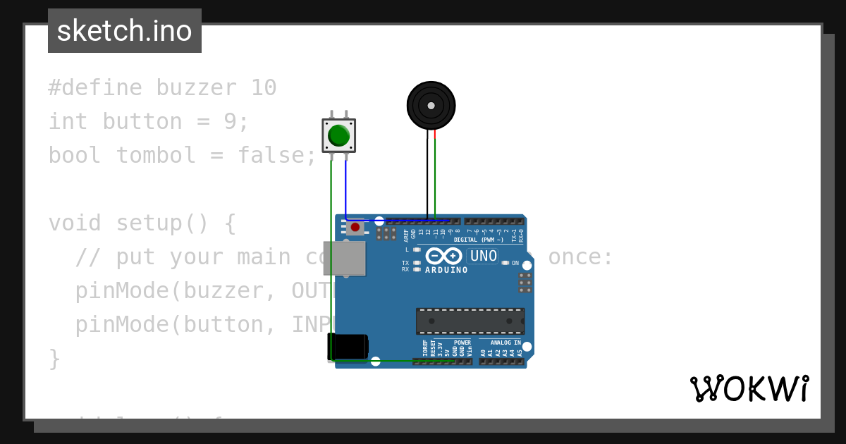 PUSHBUTTON BUZZER - Wokwi ESP32, STM32, Arduino Simulator PUSHBUTTON BUZZER - Wokwi ESP32, STM32, Arduino Simulator