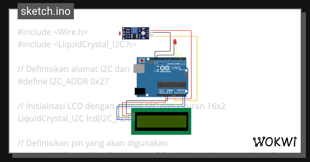 LDR - Wokwi ESP32, STM32, Arduino Simulator