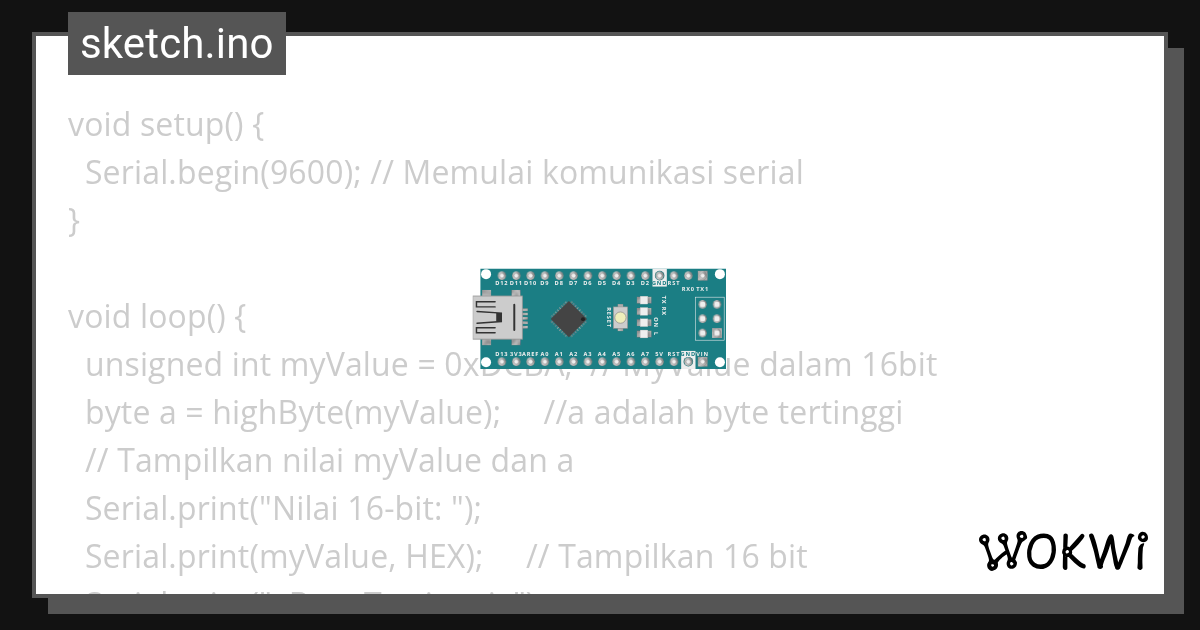 3.9. HIGH BIT - Wokwi ESP32, STM32, Arduino Simulator