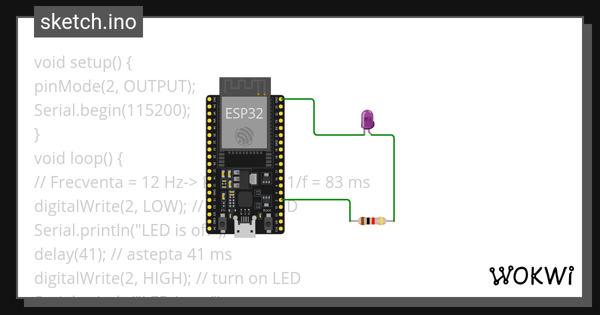 Proiect PIA 1 - Wokwi ESP32, STM32, Arduino Simulator Proiect PIA 1 - Wokwi ESP32, STM32, Arduino Simulator
