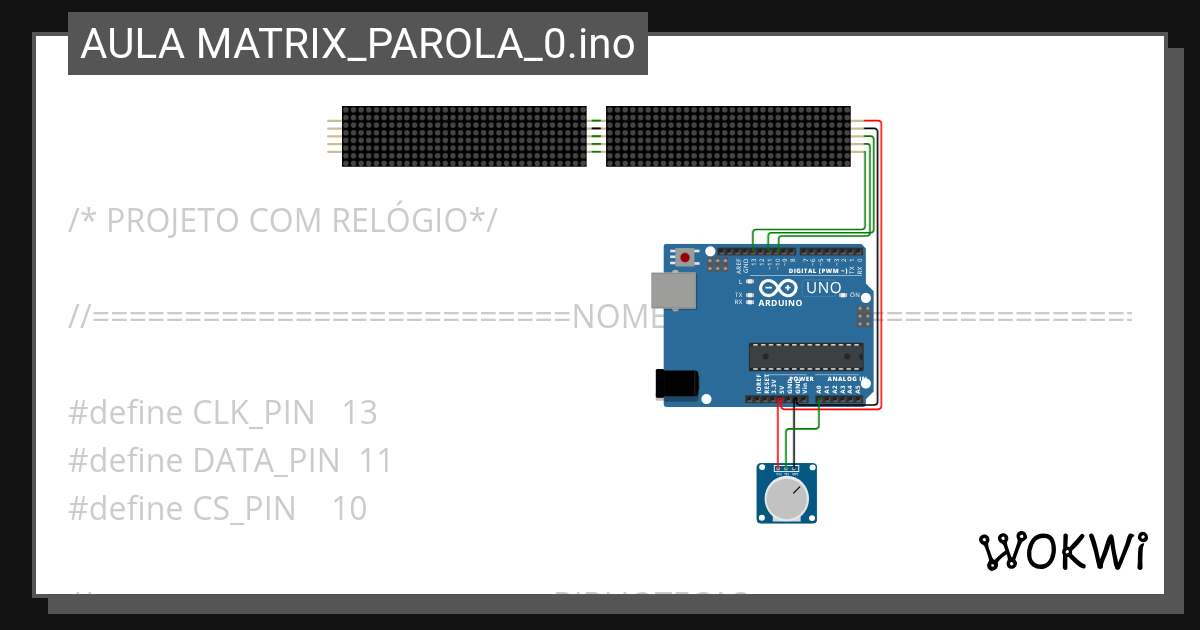 AULA MATRIX_PAROLA_0.ino Copy (2) - Wokwi ESP32, STM32, Arduino Simulator