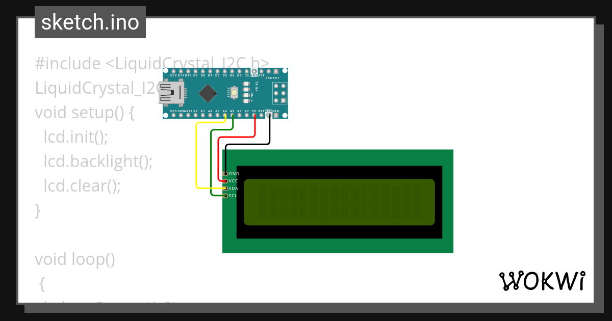 LCD - Wokwi ESP32, STM32, Arduino Simulator