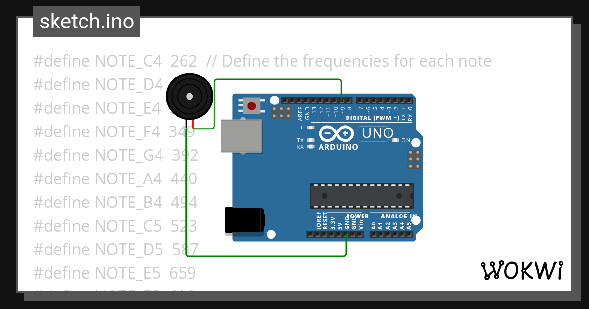 buzzer ultah - Wokwi ESP32, STM32, Arduino Simulator