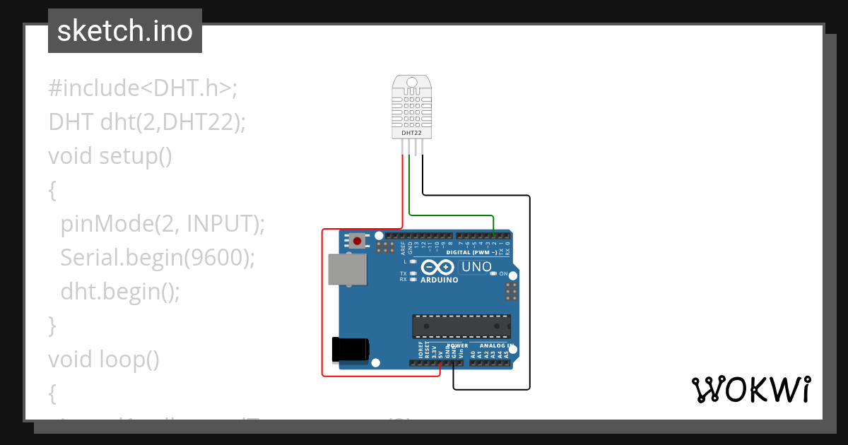 humidity sensor - Wokwi ESP32, STM32, Arduino Simulator