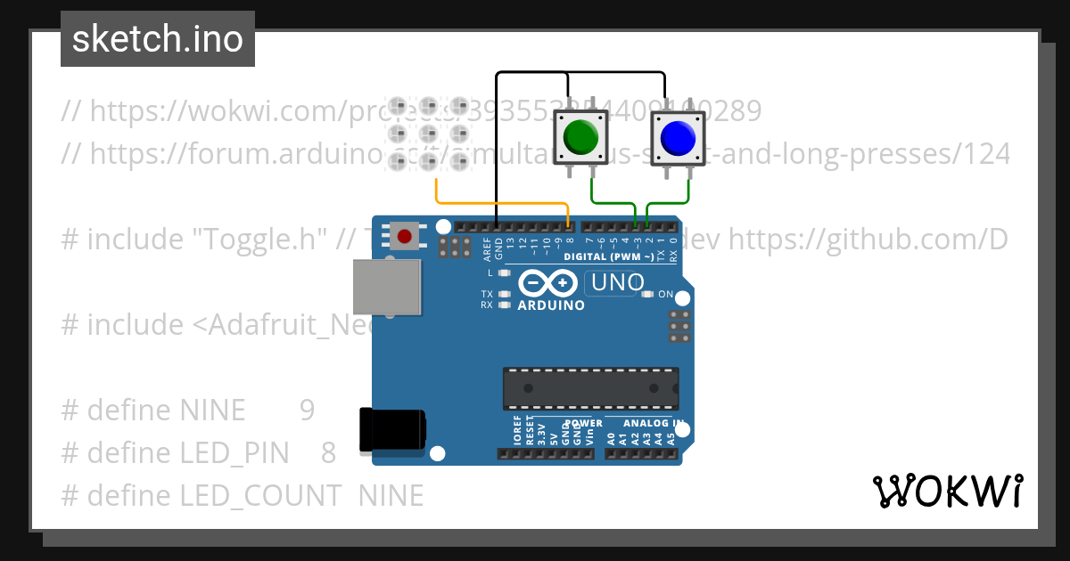 Wokwi - Online ESP32, STM32, Arduino Simulator