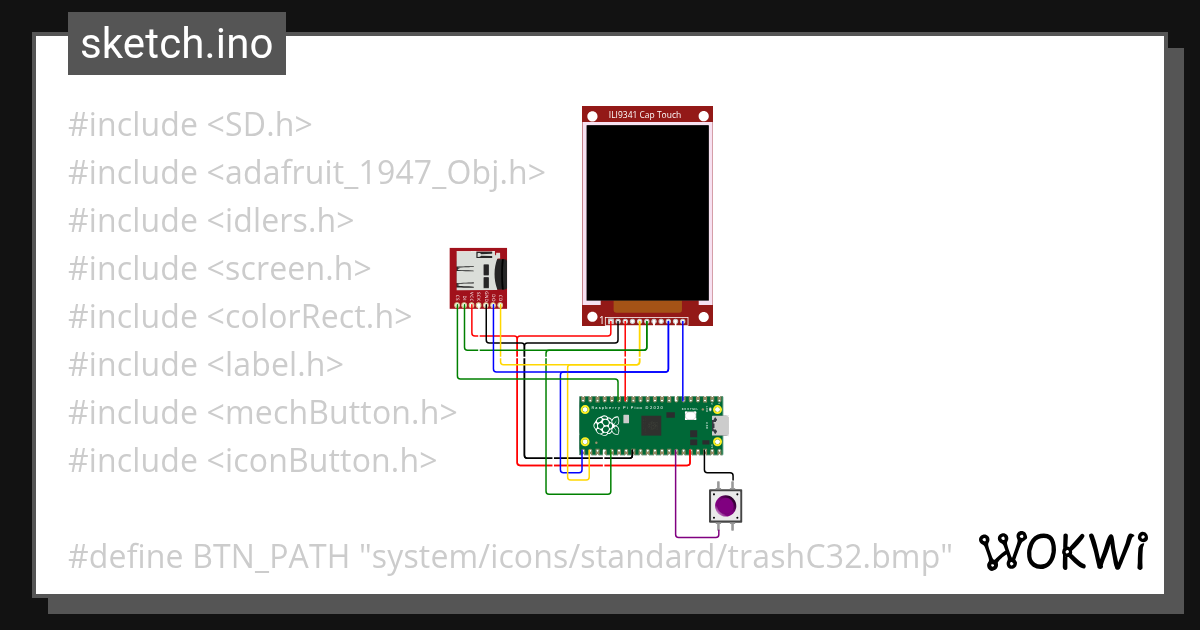 new Pi touch Copy - Wokwi ESP32, STM32, Arduino Simulator