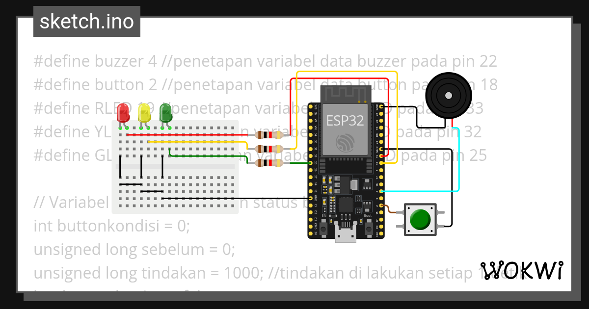 Wokwi - Online ESP32, STM32, Arduino Simulator