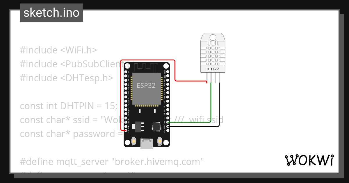 DHT+ESP32+MQTT Copy - Wokwi ESP32, STM32, Arduino Simulator