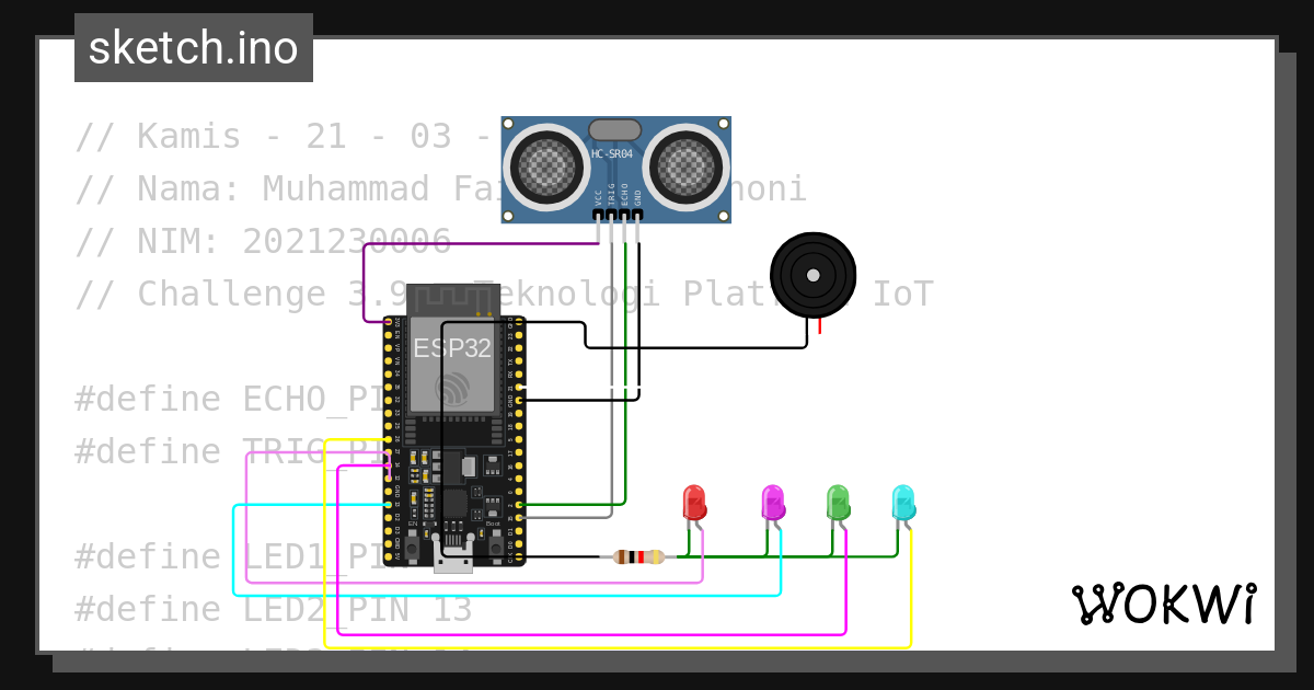 Challenge 39 Mqtt On Esp32 Muhammad Faiz Aqil Fathoni Wokwi Esp32 Stm32 Arduino Simulator