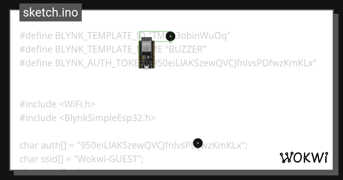 Buzzer Wokwi Esp32 Stm32 Arduino Simulator 3617
