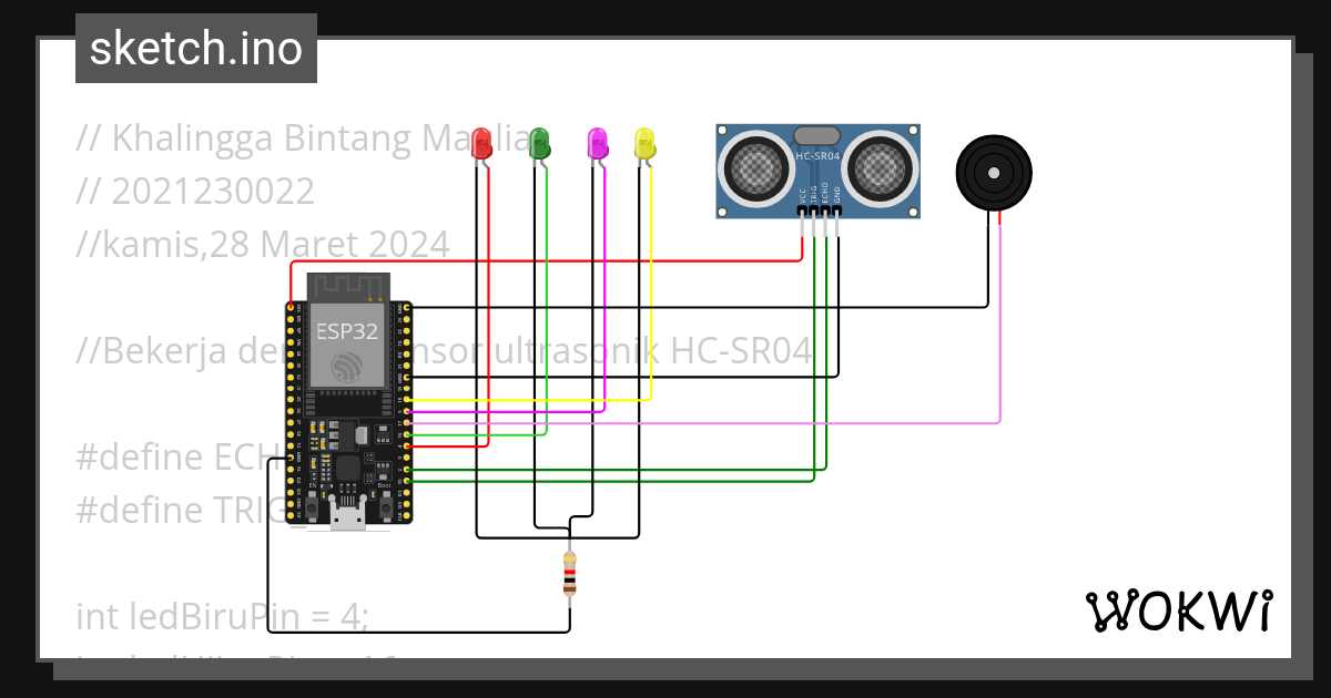 Wokwi - Online ESP32, STM32, Arduino Simulator