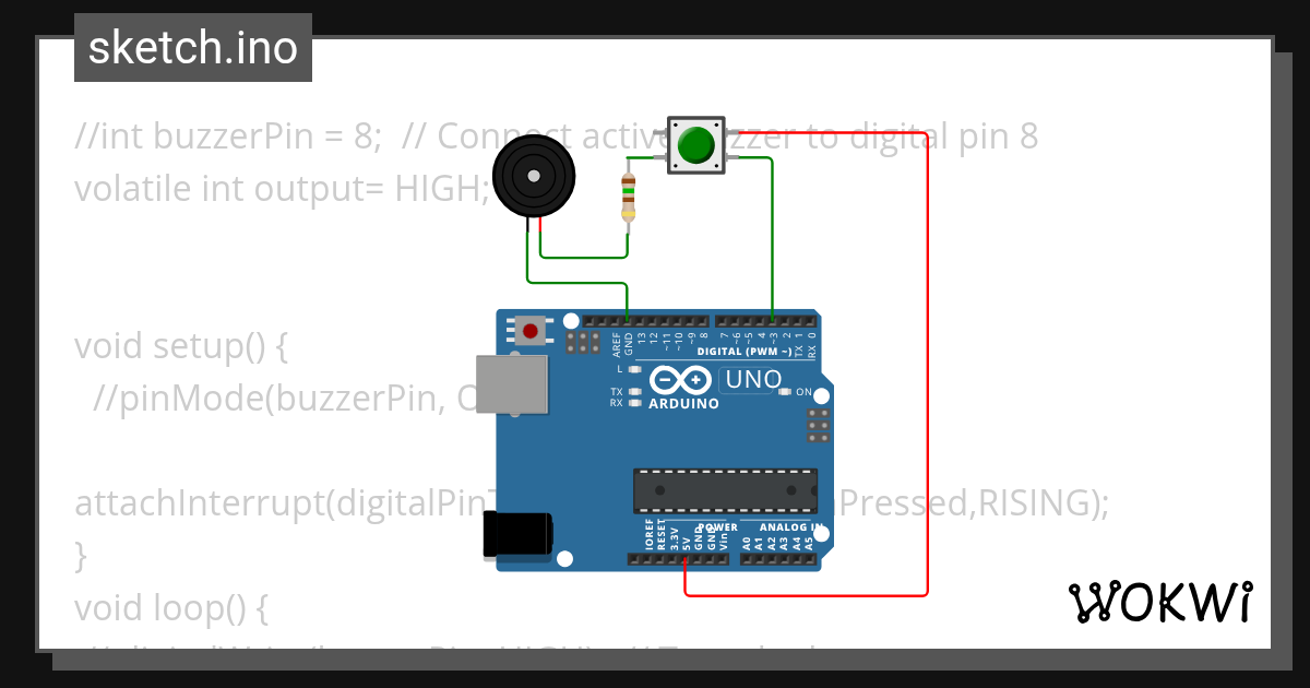 Buzzer - Wokwi ESP32, STM32, Arduino Simulator