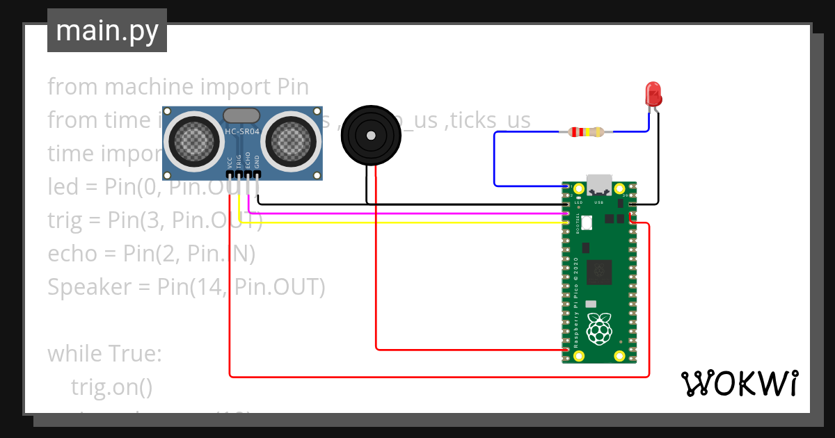 générateur de son avec un buzzer - Wokwi ESP32, STM32, Arduino Simulator