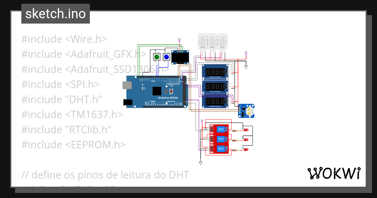 HORTA(OLED) comentado - Wokwi ESP32, STM32, Arduino Simulator
