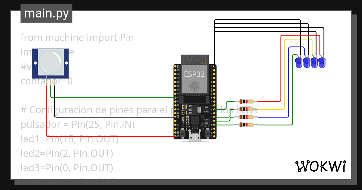 lamparas hotel - Wokwi ESP32, STM32, Arduino Simulator lamparas hotel - Wokwi ESP32, STM32, Arduino Simulator