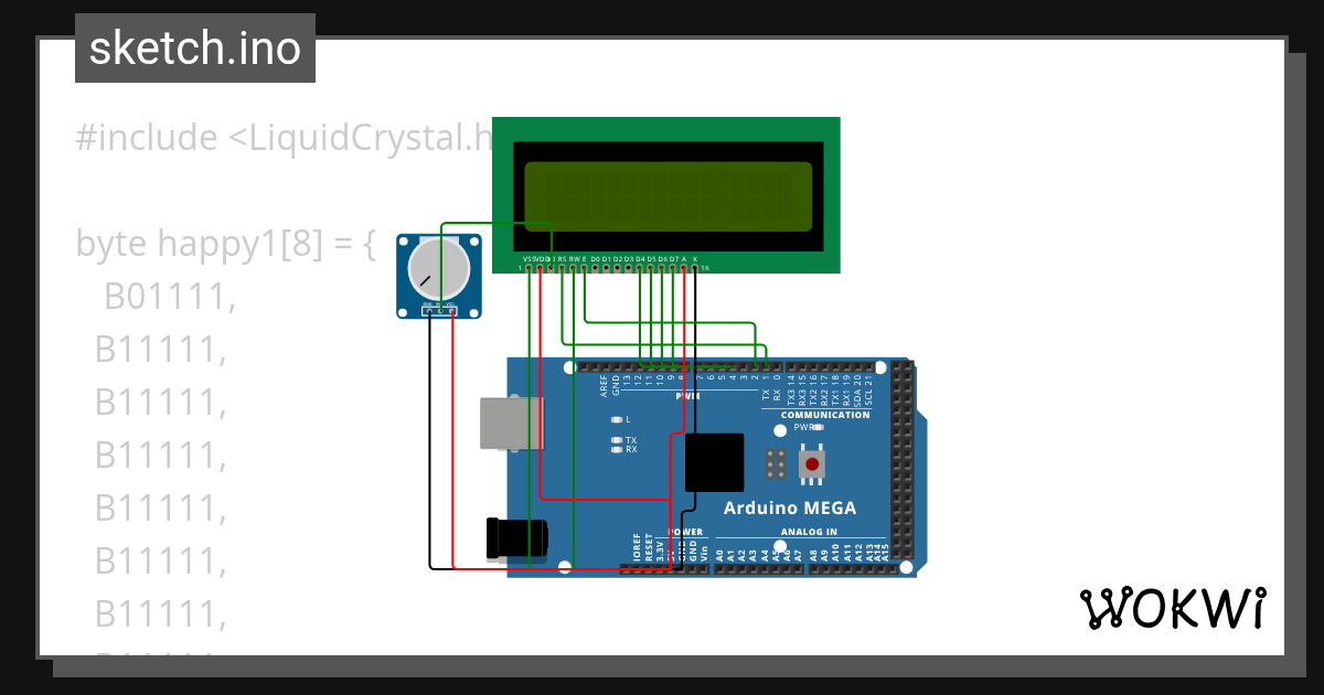 Robotic Expressions - Wokwi ESP32, STM32, Arduino Simulator
