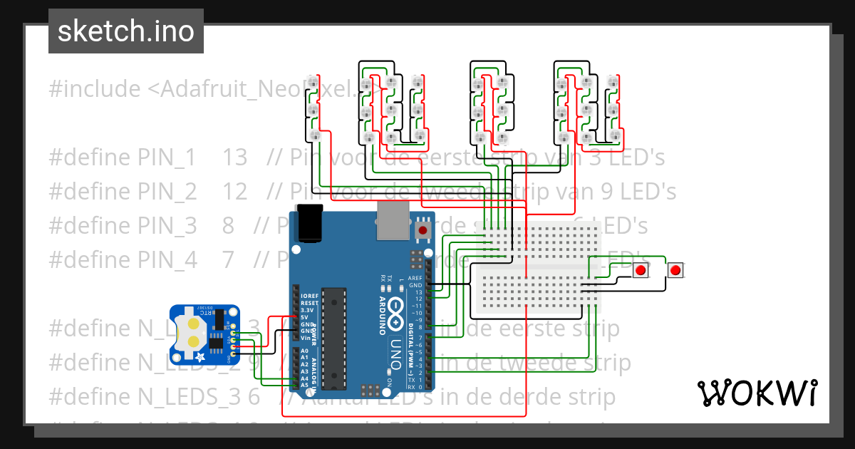 tix clock gen2 - Wokwi ESP32, STM32, Arduino Simulator