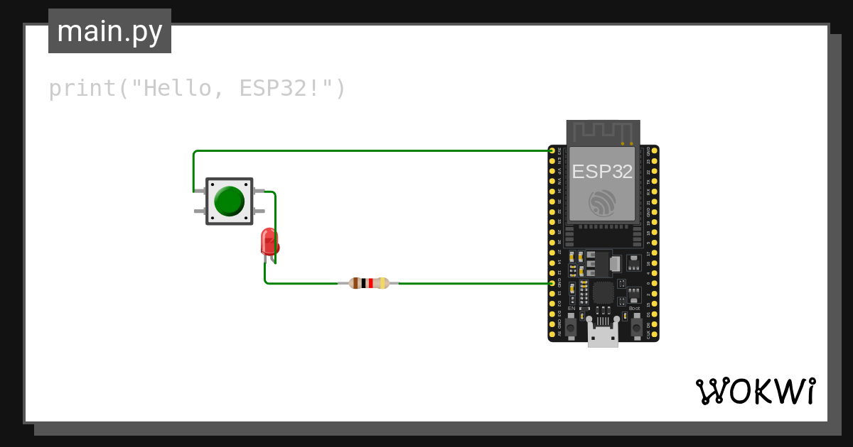 按键 Wokwi Esp32 Stm32 Arduino Simulator
