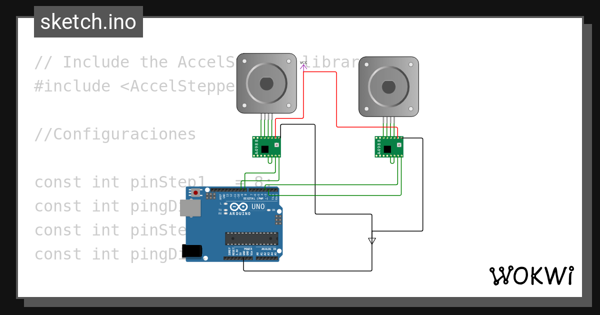 Accelstepper Library Copy Wokwi Esp32 Stm32 Arduino Simulator