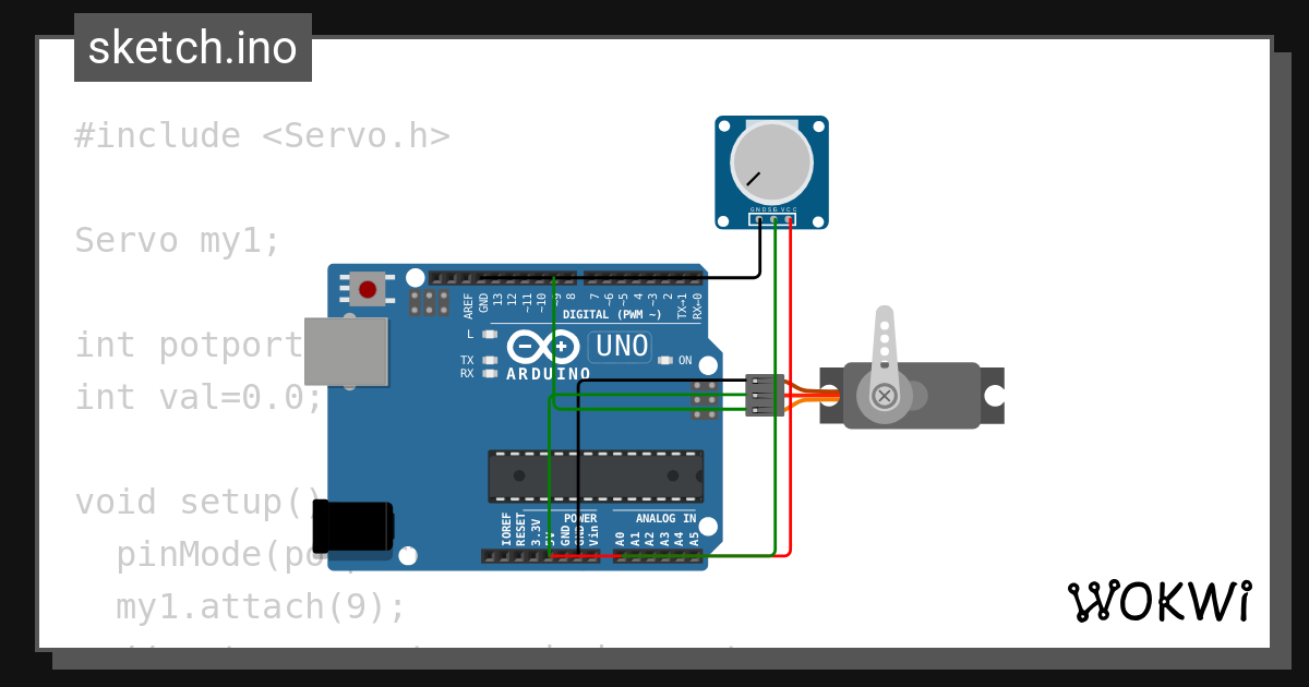 потенциометрсерво Wokwi Esp32 Stm32 Arduino Simulatorenc 0057