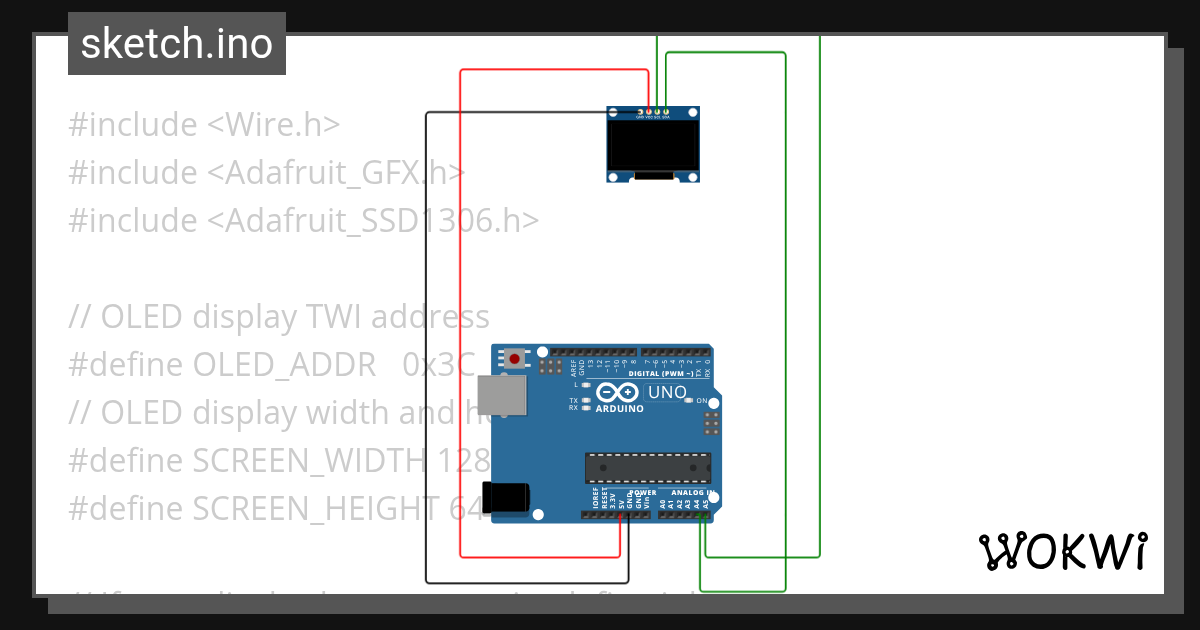 Oled Wokwi Esp32 Stm32 Arduino Simulator