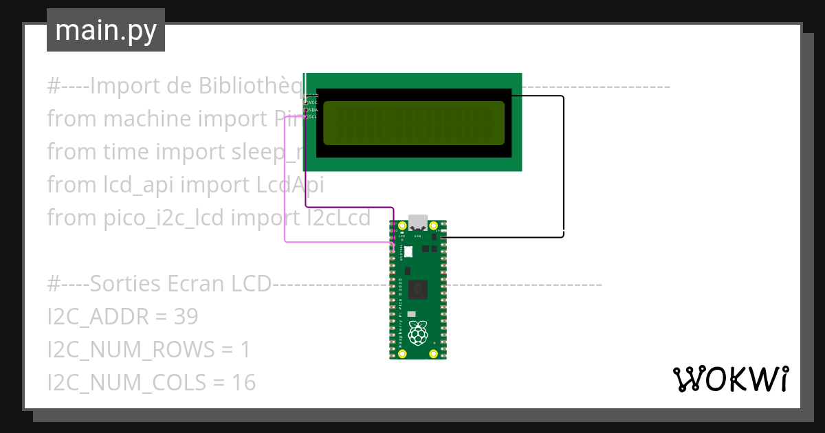 Ecran Lcd Wokwi Esp32 Stm32 Arduino Simulator 9845